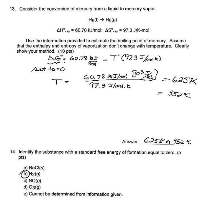 Exam 3 Review Answer Key